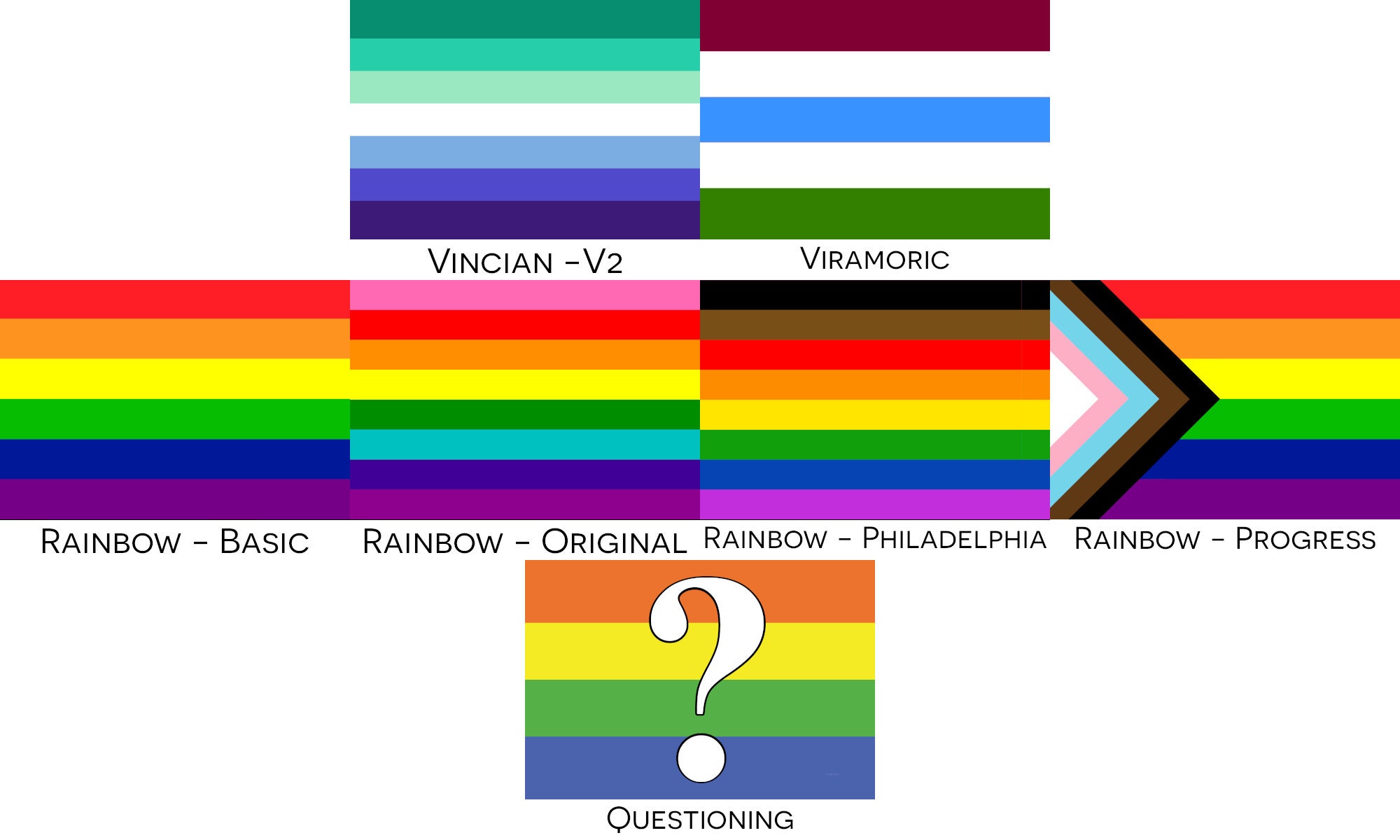 Choose Your Orientation Pride Flags Single or Double-sided | Etsy