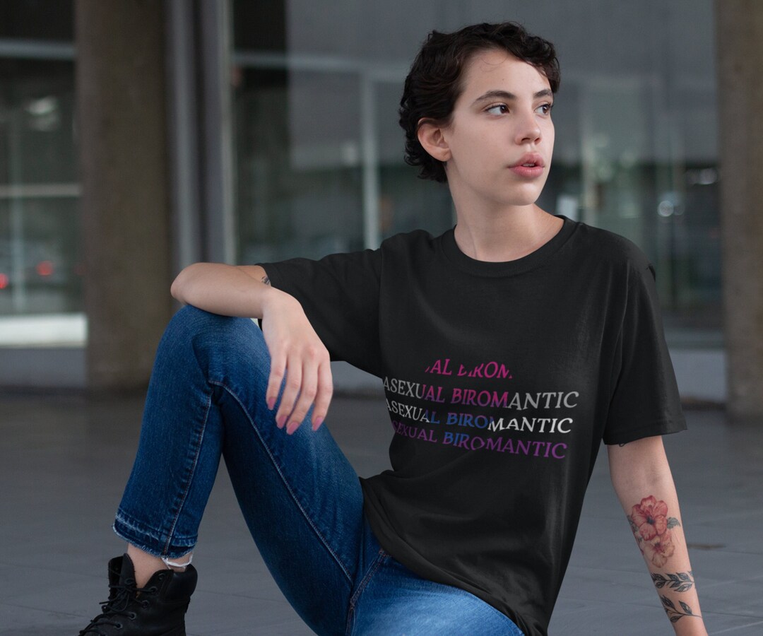 Funky Text Aroace Relaxed Fit T-shirts Aro Ace Spectrum Lgbtqia - Etsy