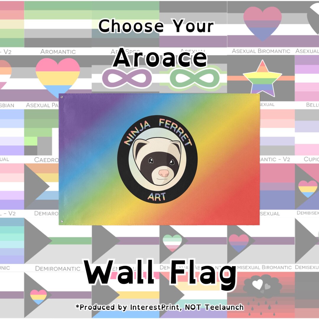 Double-sided Aroace Flag | Choose Your Design | Aromantic, Asexual ...