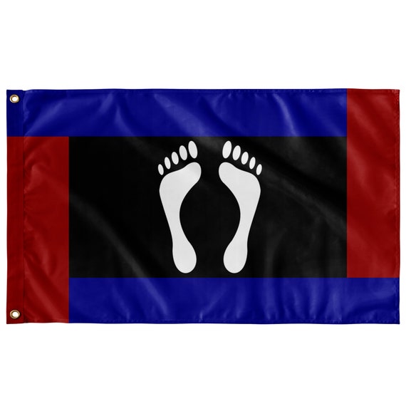 Podophilia Foot Fetish Pride Wall Flag Single Reverse Etsy