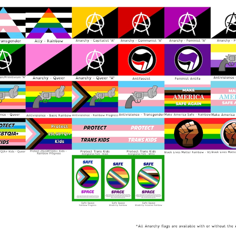 Antifa Flag - Etsy
