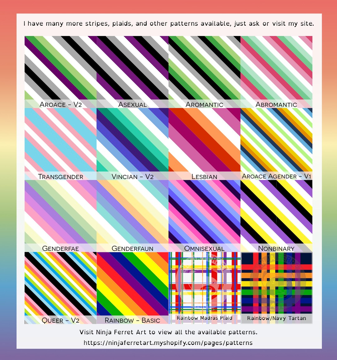 Pride Patterned Cotton Fabric | 4 Fabric Types | Choose Your Pattern ...