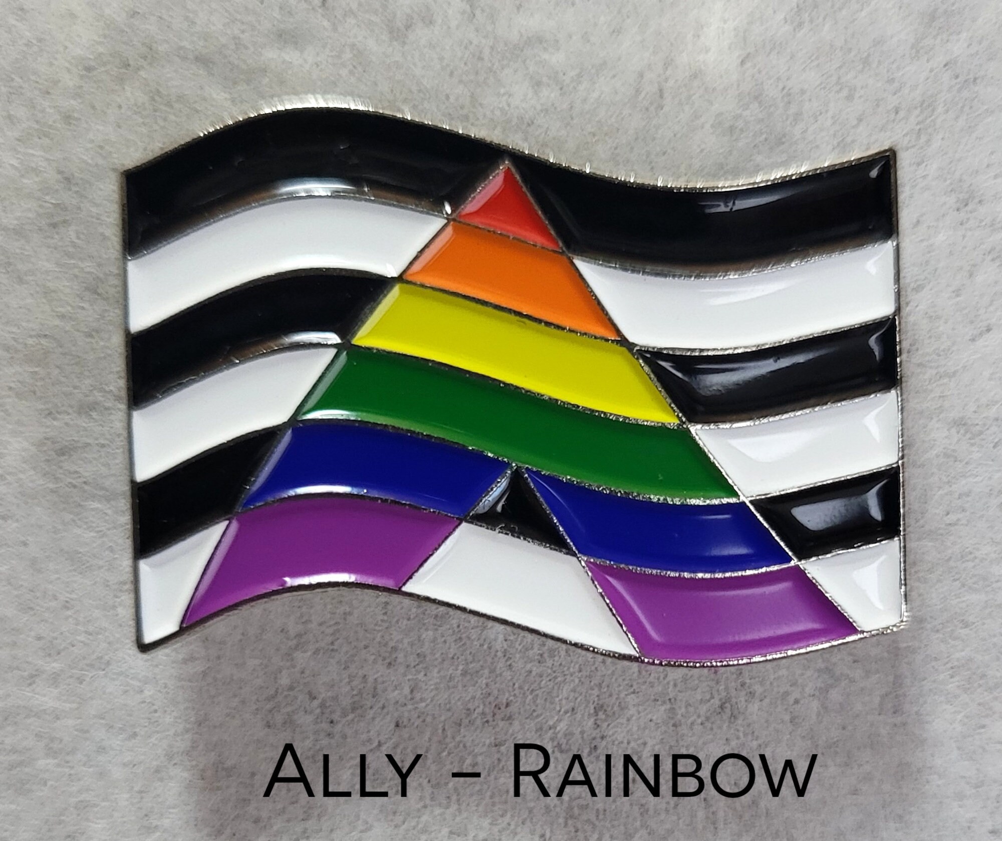 Orientation Pride Flag Enamel Pins Soft Enamel Lapel Pins - Etsy