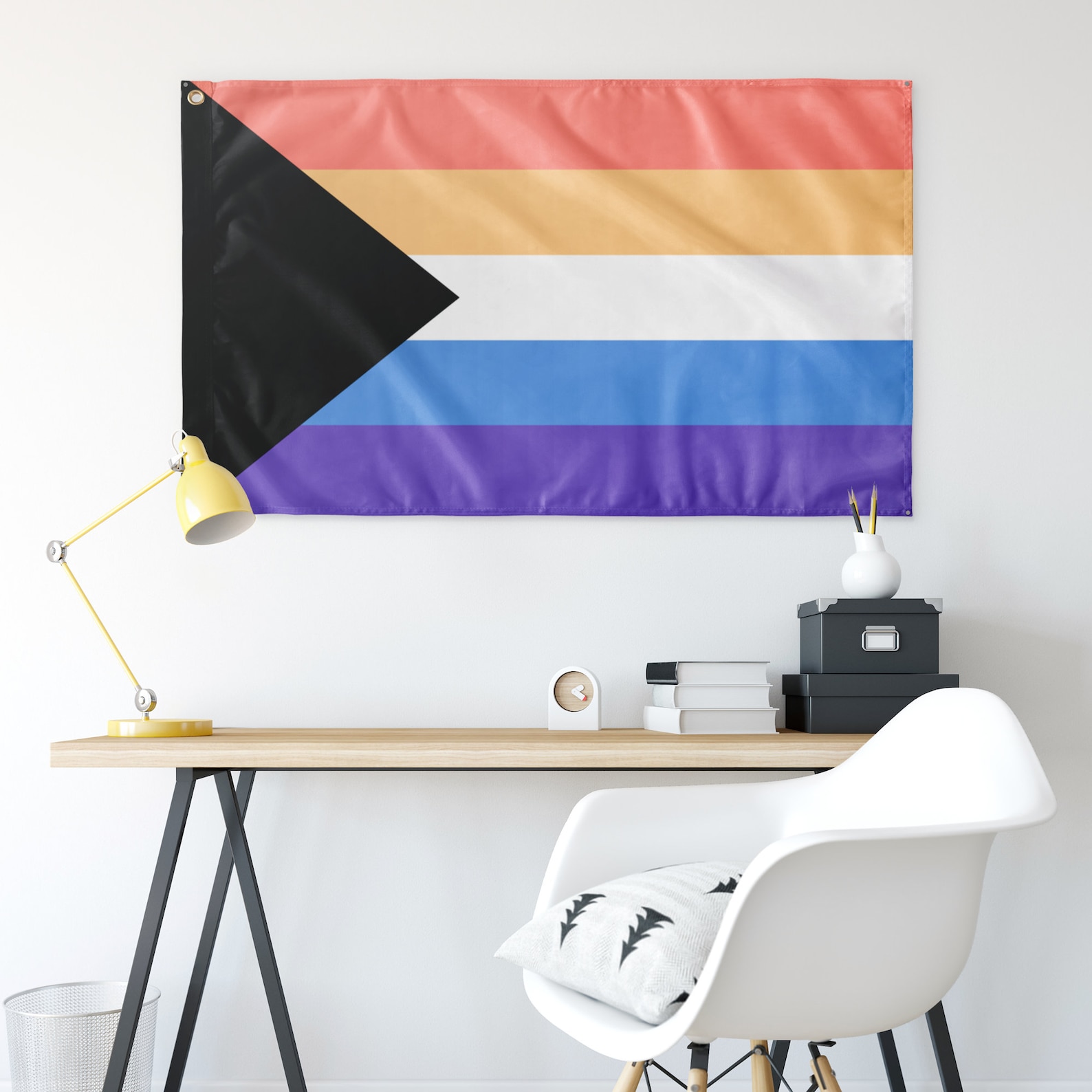 Demi Aroace Pride Wall Flag V2 Single-reverse - Etsy Ireland