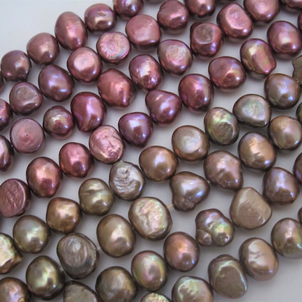 Copper Color Pearls - Etsy