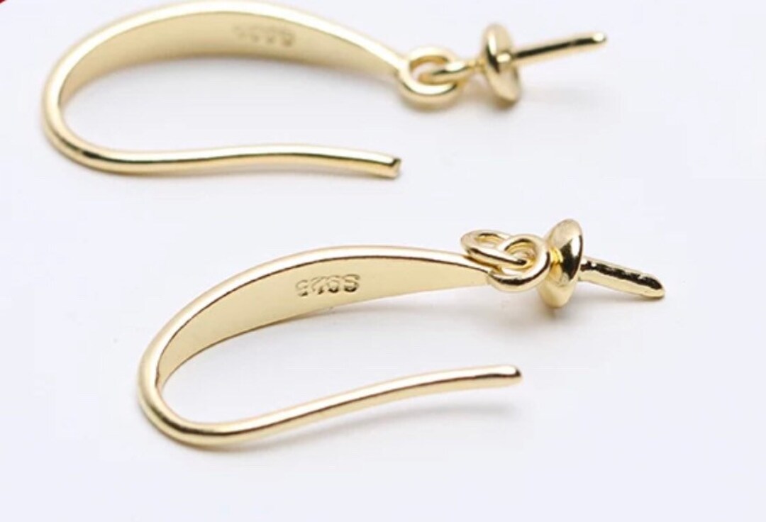 925 Sterling Silver OR Gold Vermeil Earring Findings, DIY Jewelry ...