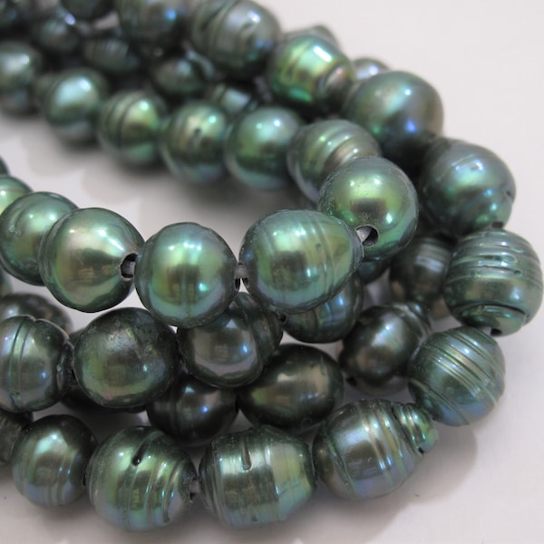 Green Freshwater Pearls Beads - Etsy