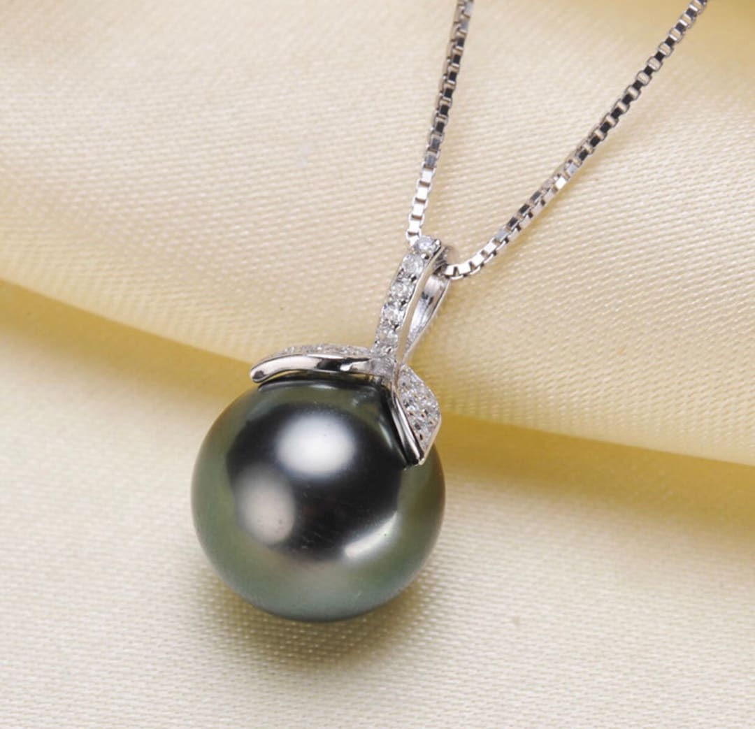 925 Sterling Silver OR Gold Cap Pendant Setting for Half Drilled Pearl ...