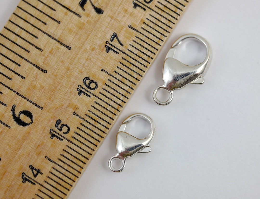High Quality 925 Sterling Silver Lobster Clasp W/closed Ring Attached ...