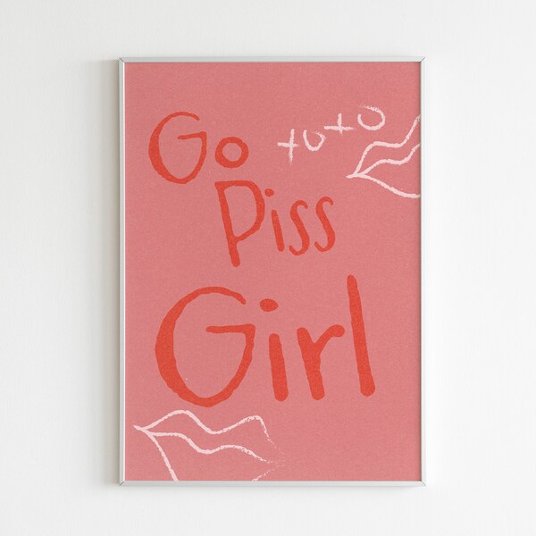 Go Piss Girl Etsy