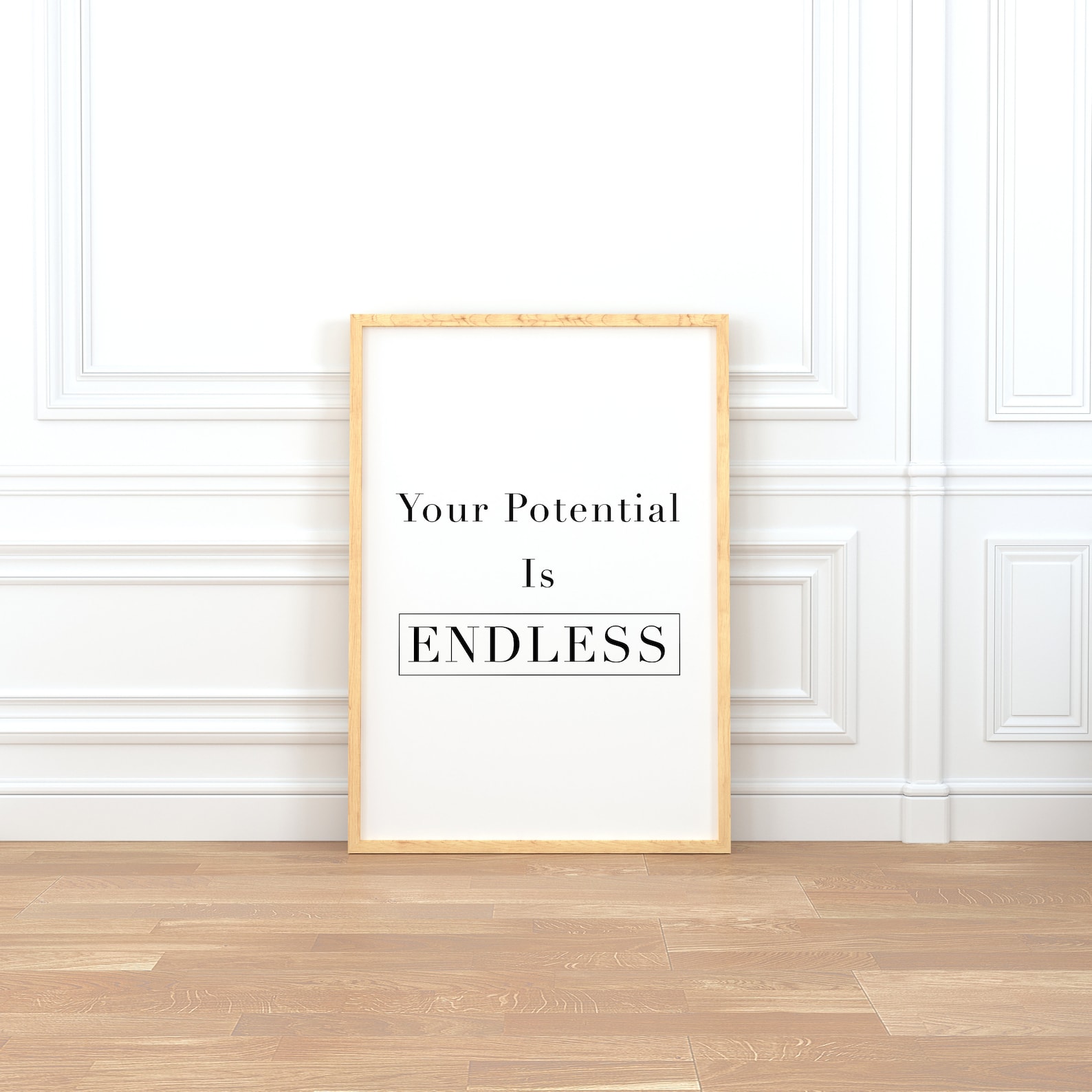 Your Potential is Endless Printable Poster Inspirational | Etsy