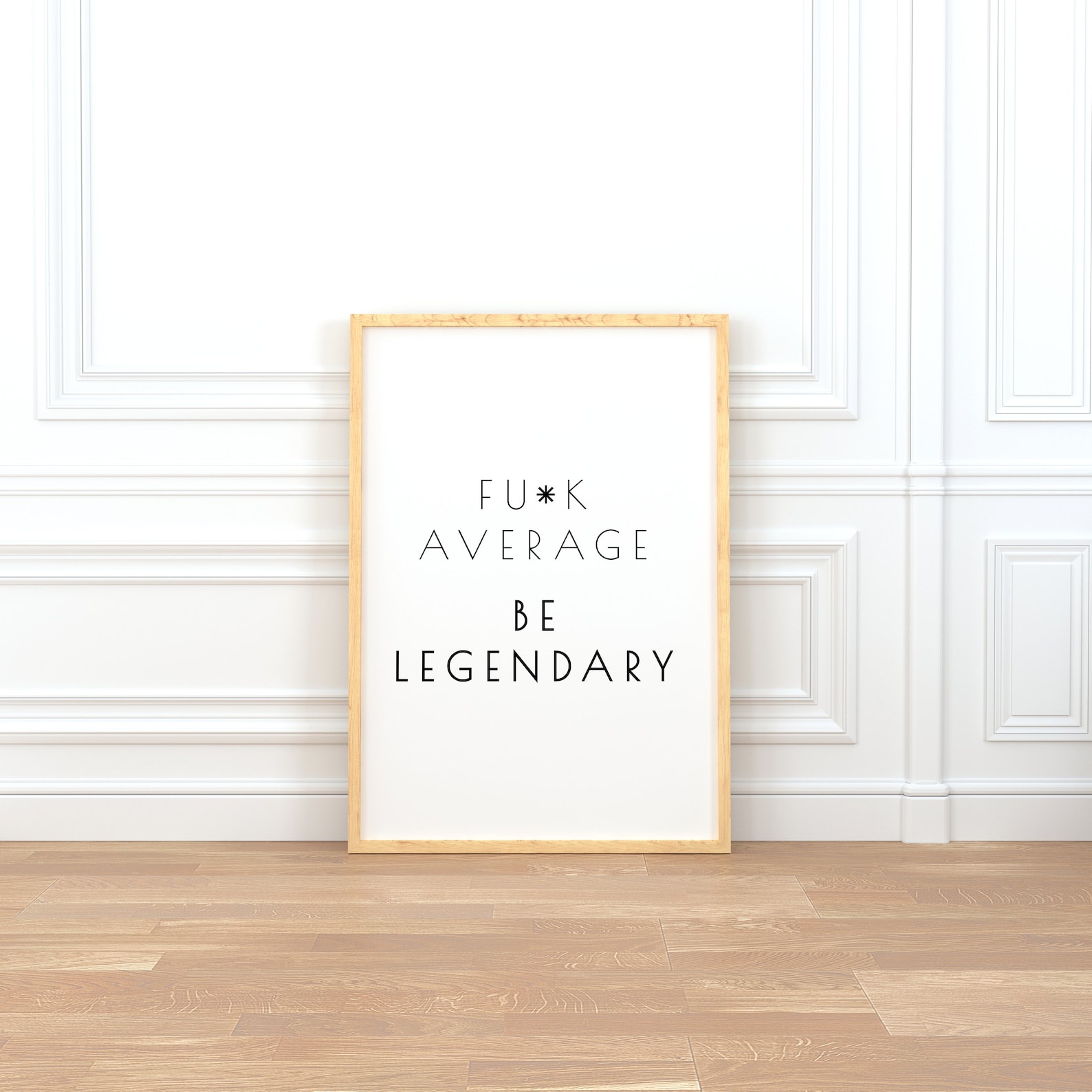 Be Legendary Printable Poster Motivational Quote Print - Etsy