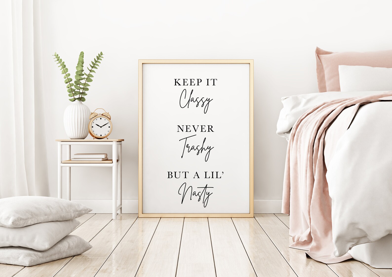 Keep It Classy Printable Poster Fashion Quote Wall Art - Etsy