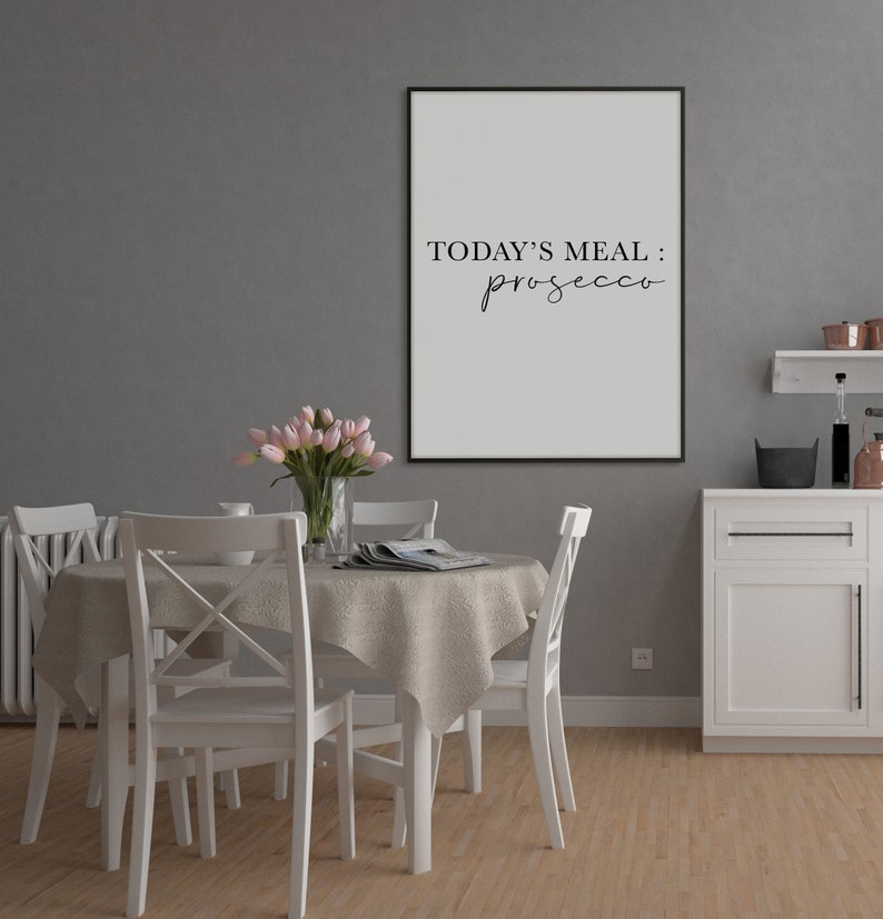 Kitchen & Dining Printable Poster Funny Quote Wall Art - Etsy