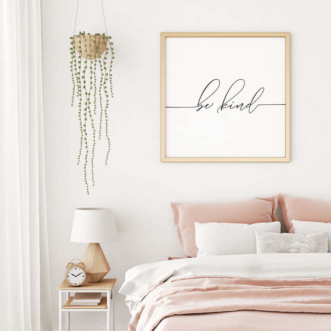 Be Kind Printable Poster Inspirational Saying Black and - Etsy