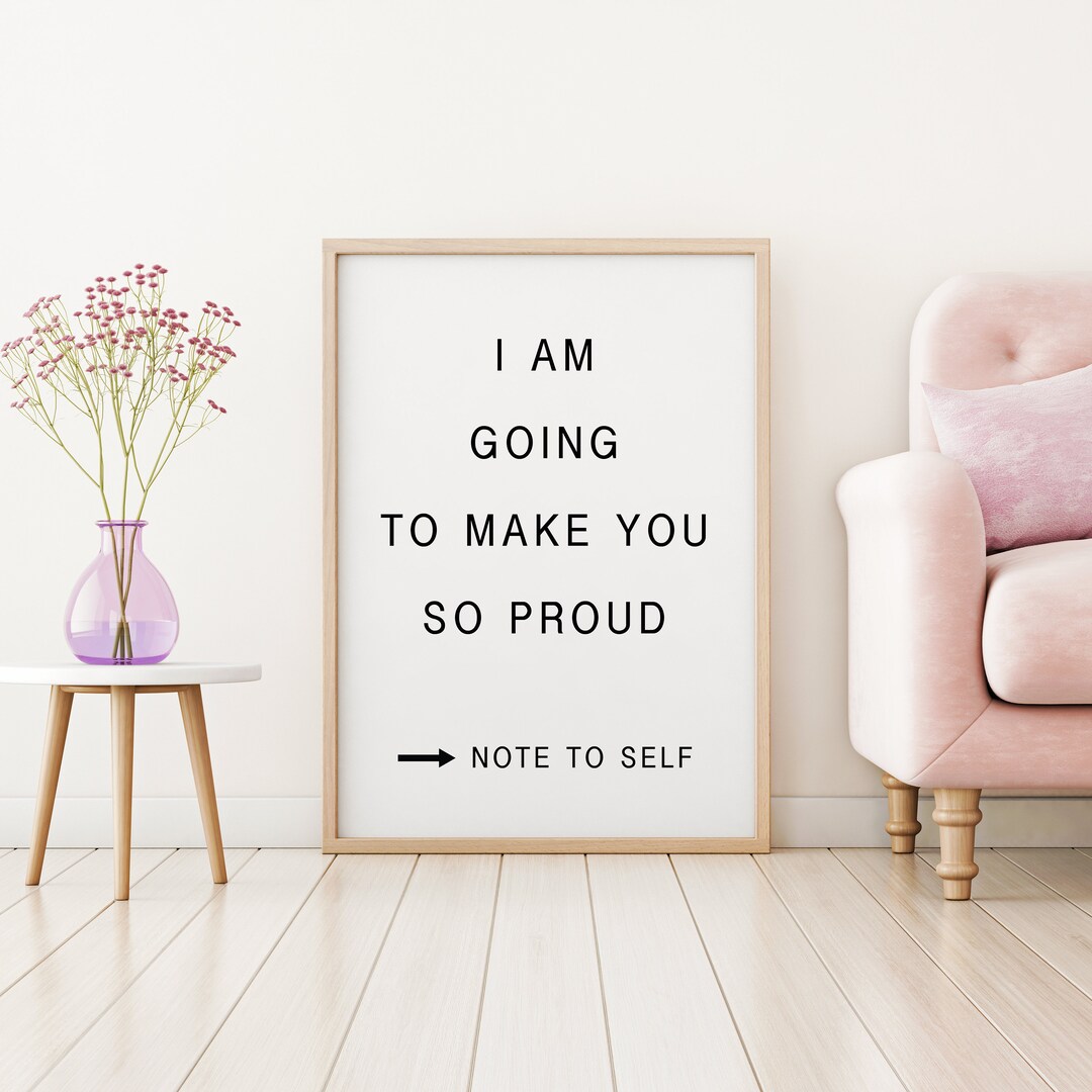 Inspirational Quote Poster, Personal Development Quote, Motivational ...