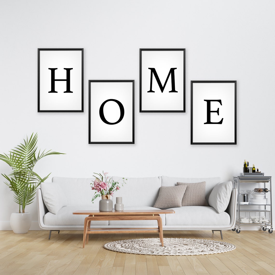 Printable Home Posters Set of 4 Prints Art Prints Bundle - Etsy