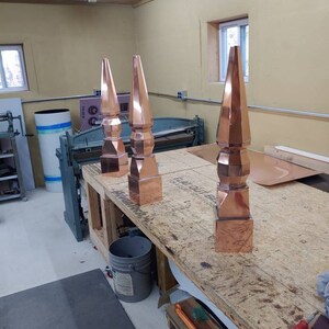 Copper Roof Finial * Copper Roof Spire * Garden Spire * Roof Finial ...