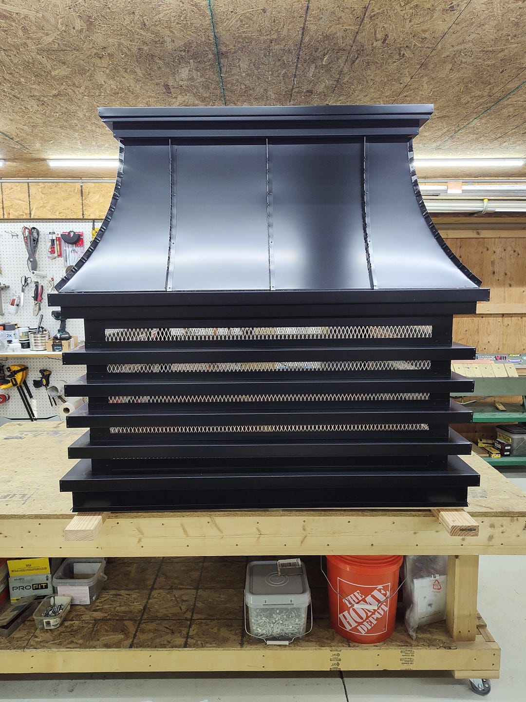 Chimney Cap , Modern, Painted Kynar Finish, Copper, Aluminum or Steel ...