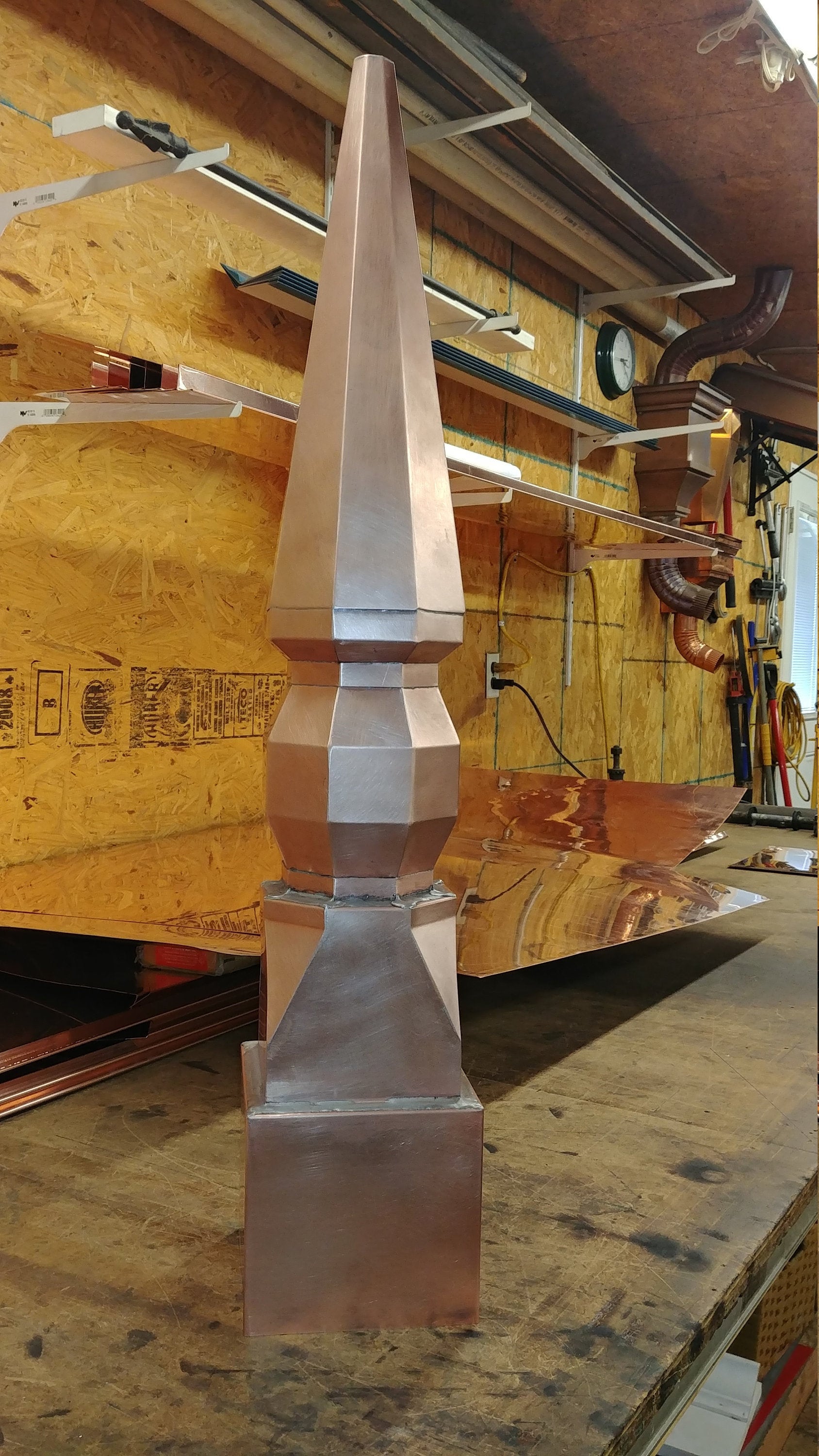 Copper Roof Finial * Copper Roof Spire * Garden Spire * Roof Finial ...