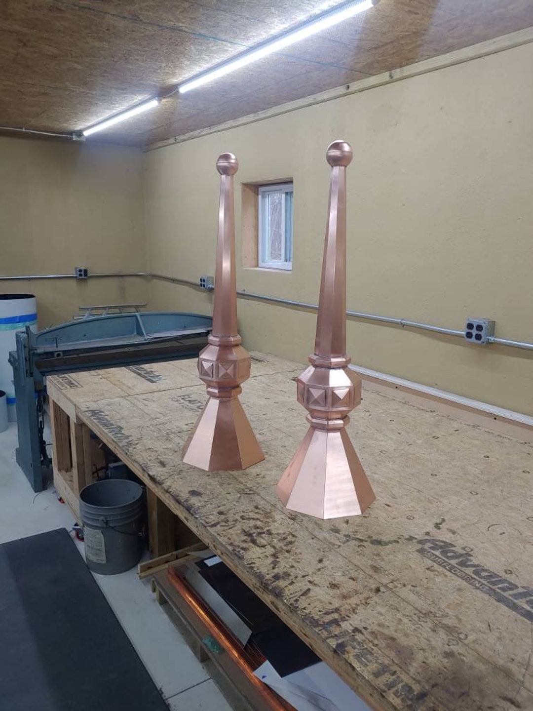Copper Roof Finial * Copper Roof Spire * Garden Spire * Roof Finial ...