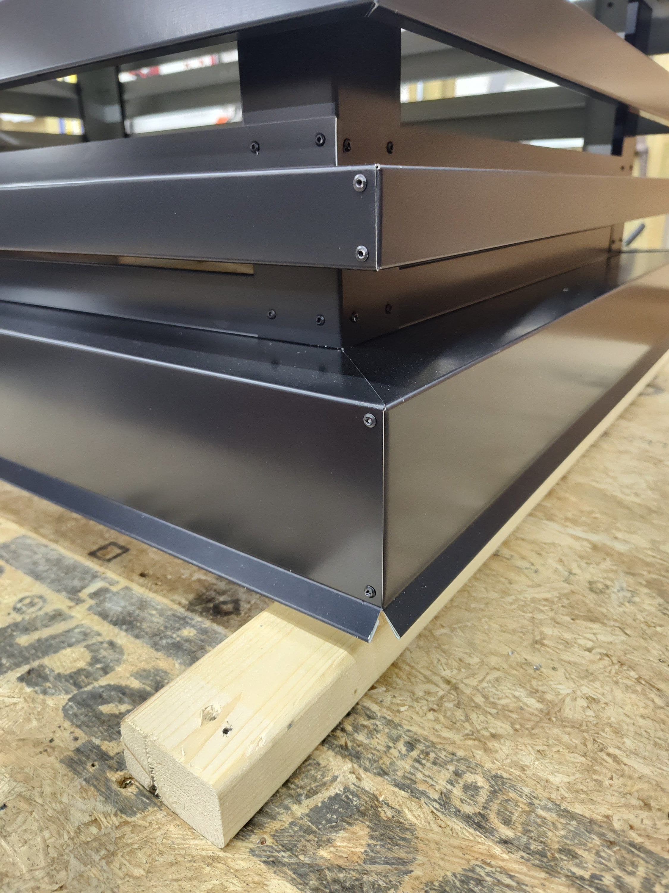 Chimney Cap , Modern, Painted Kynar Finish, Copper, Aluminum or Steel ...