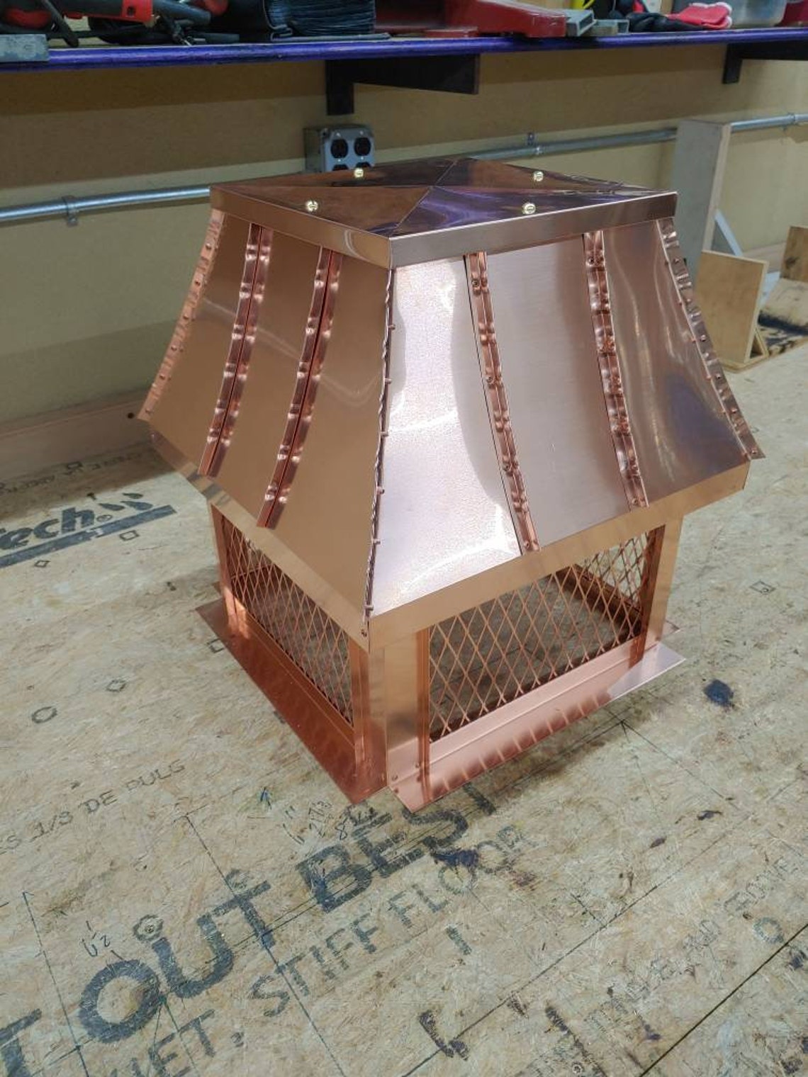 Copper Chimney Cap - Etsy