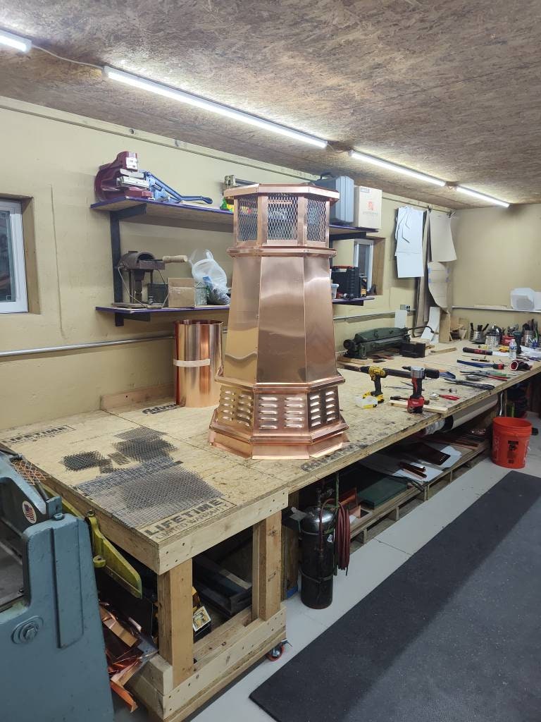 Copper Chimney Pot Lighthouse Design - Etsy