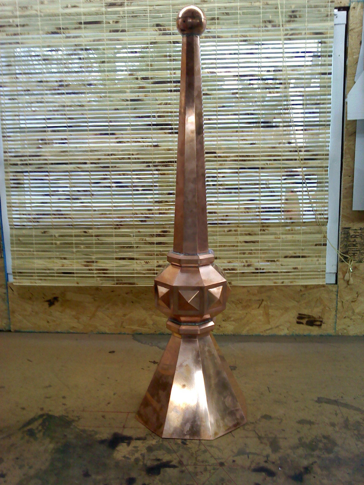 Copper Roof Finial * Copper Roof Spire * Garden Spire * Roof Finial ...