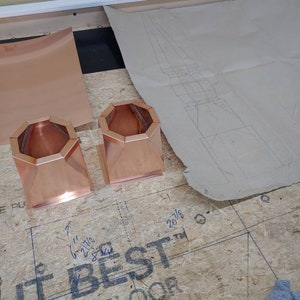 Copper Roof Finial Spire – Garden Accent | Handcrafted 16oz | Custom ...