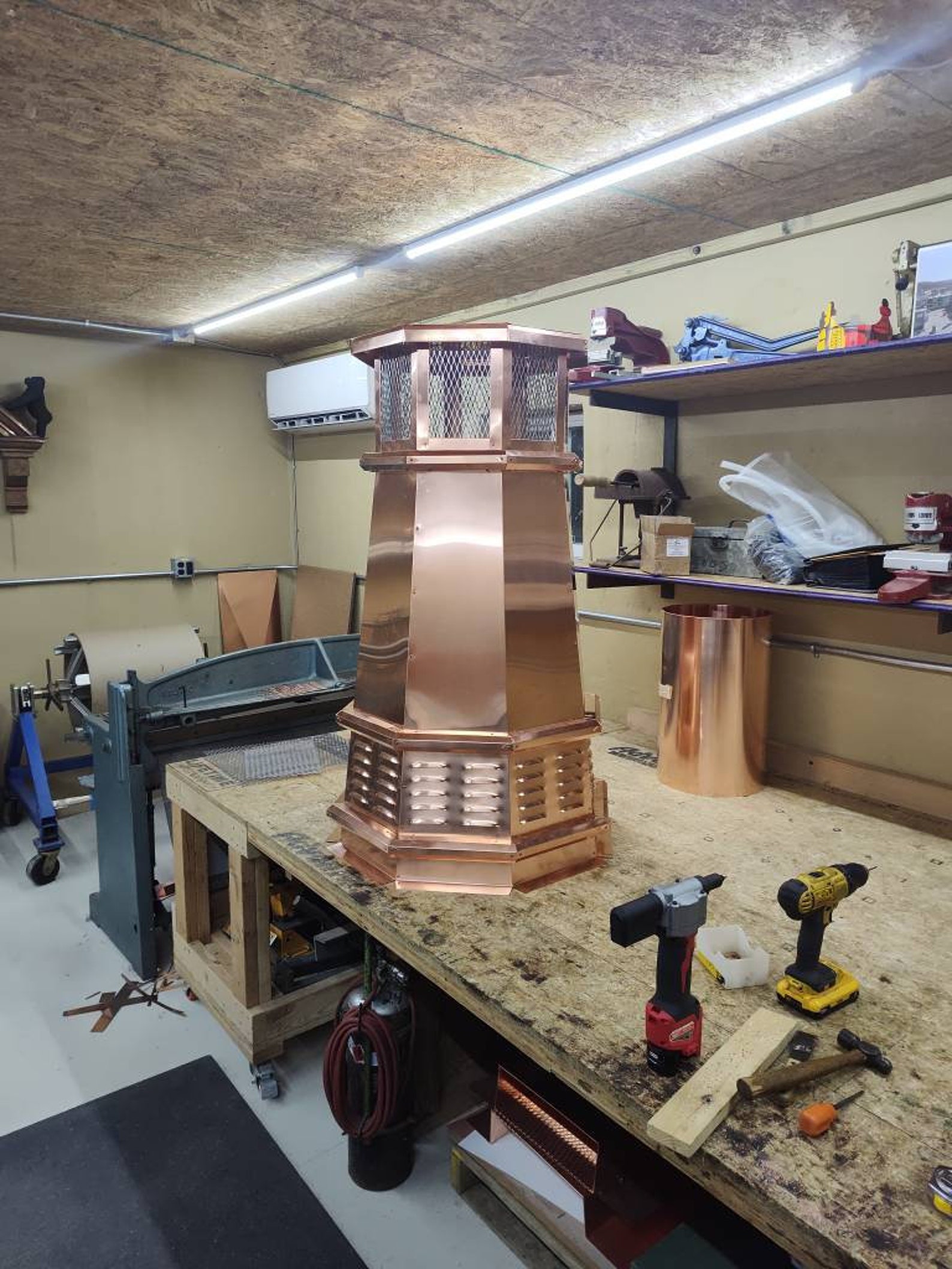 Copper Chimney Pot Lighthouse Design - Etsy