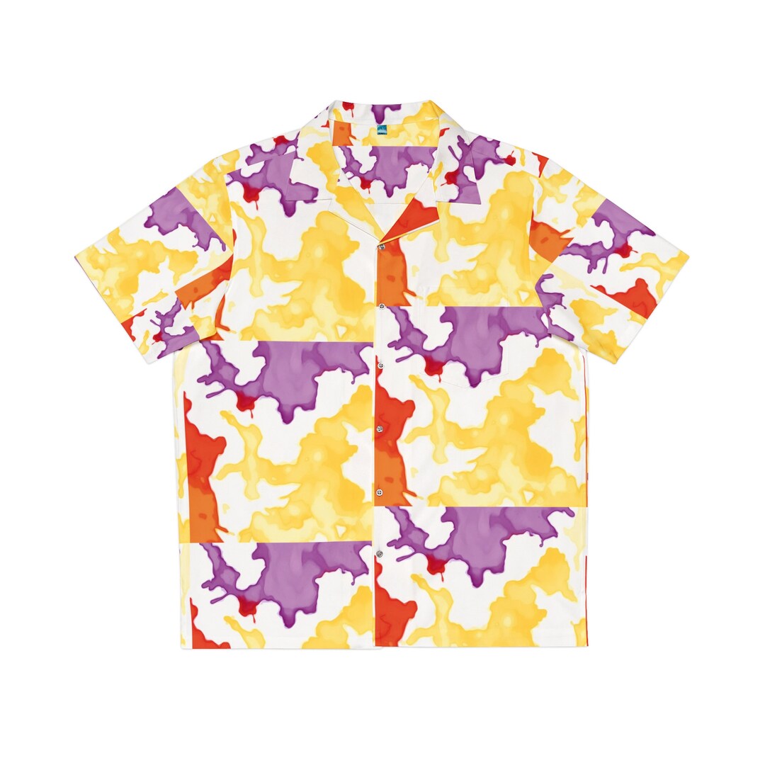 Marble Warble HAWAIIAN Shirt, ALOHA POLY Shirt, Cuban Collar Shirt ...