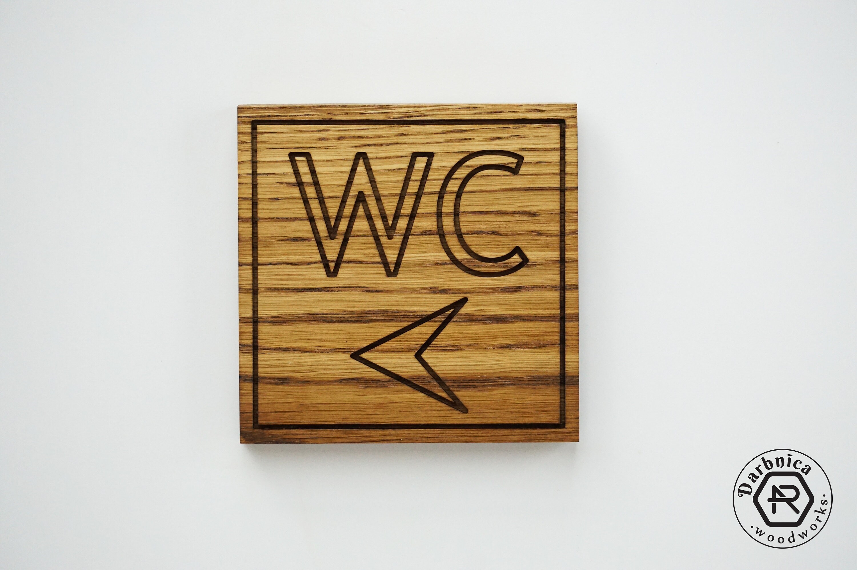 Oak Tree Restroom Signs WC - Etsy