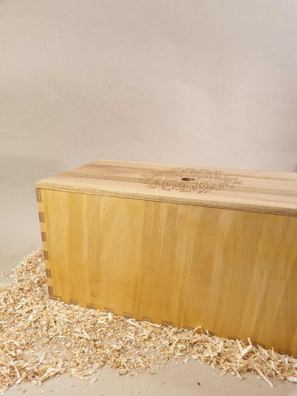 Caja de almacenamiento de madera contrachapada / madera dura - Etsy España