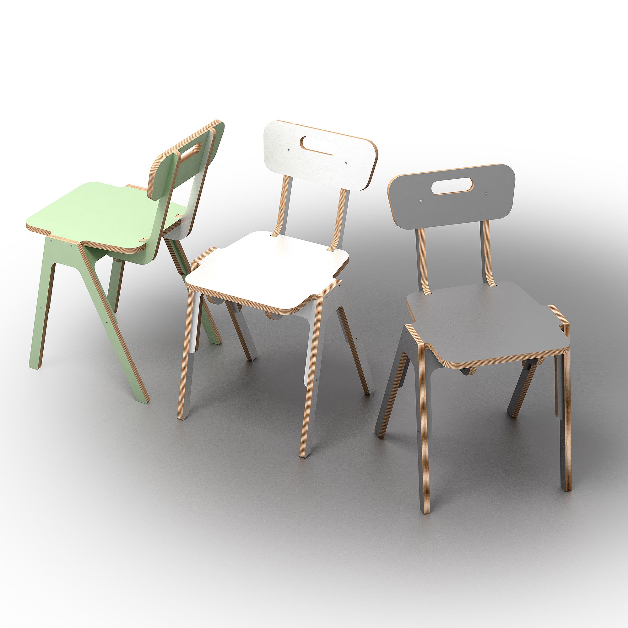 Stackable Chair. Digital File for CNC - Etsy