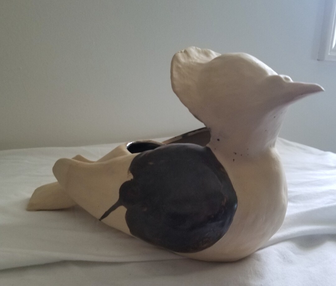 Ceramic Pigeon Planter Sculpture Slipcast Porcelain Handmade: Rex - Etsy