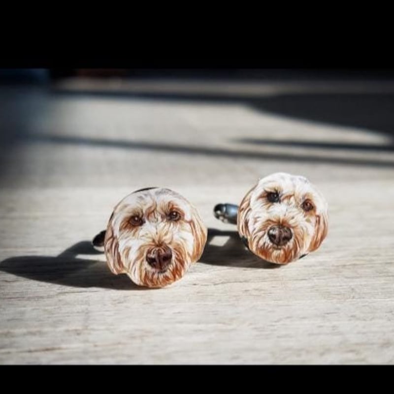 Custom Dog Cufflinks - Etsy