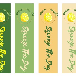 Printable Lemon Bookmarks - Lemon/ Printable/ Bookmark/ Spring/ Citrus ...