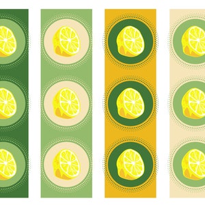 Printable Lemon Bookmarks - Lemon/ Printable/ Bookmark/ Spring/ Citrus ...