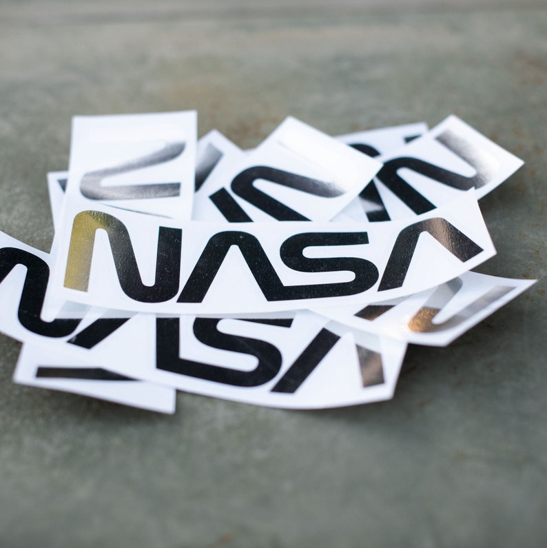 NASA Space Logo Vinyl Sticker Decals - Etsy