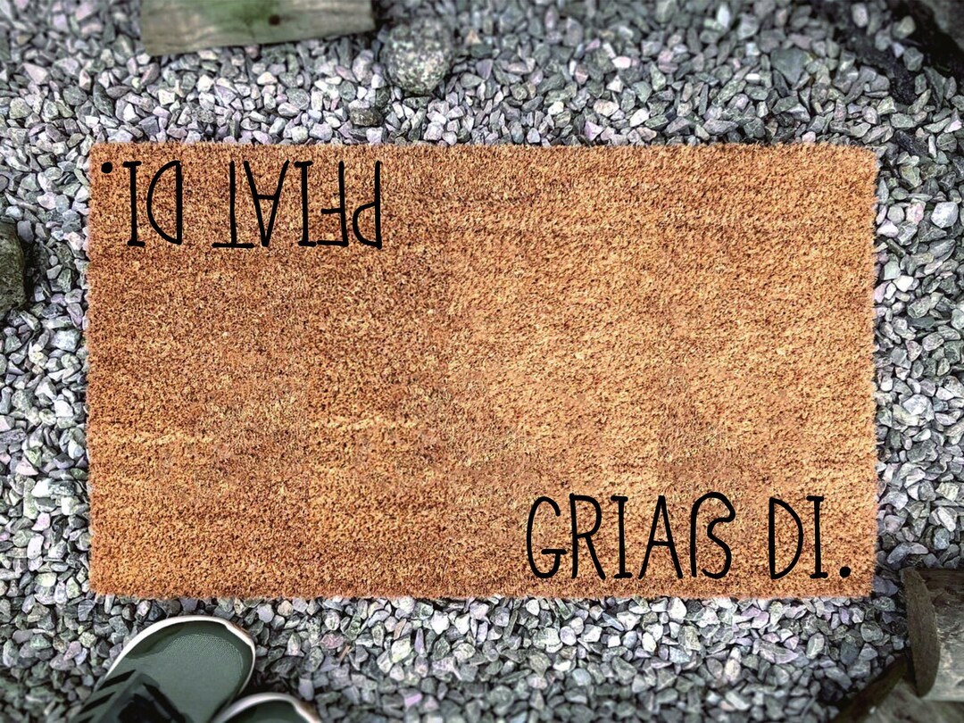 Heimat Fußmatte, Lustige Fußmatte, Griaß Di Pfiat Di, Geschenk ...