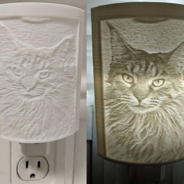 Cat Night Light - Etsy