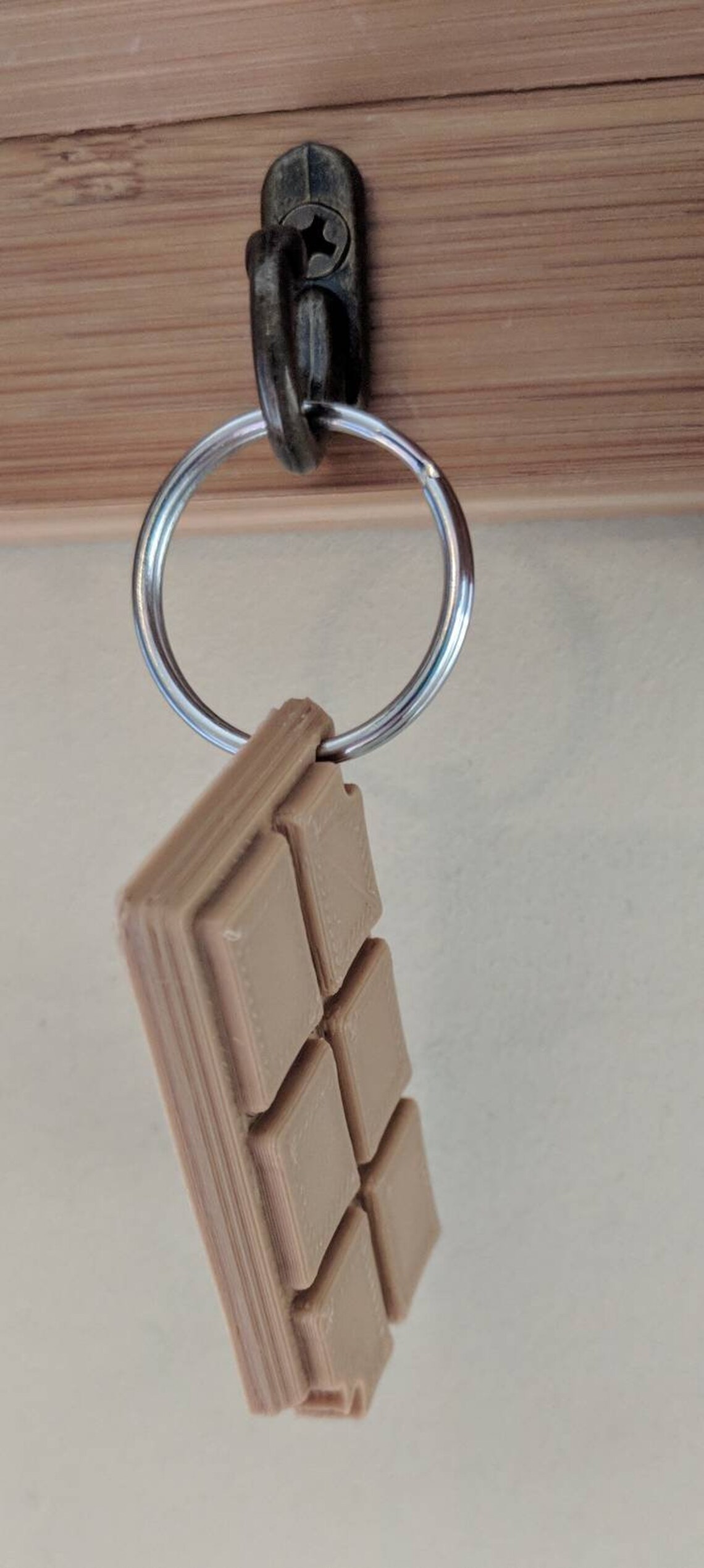 3D Printed Chocolate Bar Keychain, Ornament, Zipper Pull, Backpack Tag ...