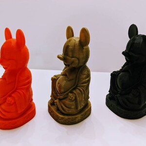 Mickey Mouse Buddha, Buddha Mickey, Mickey Gift for Her, Zen Garden ...