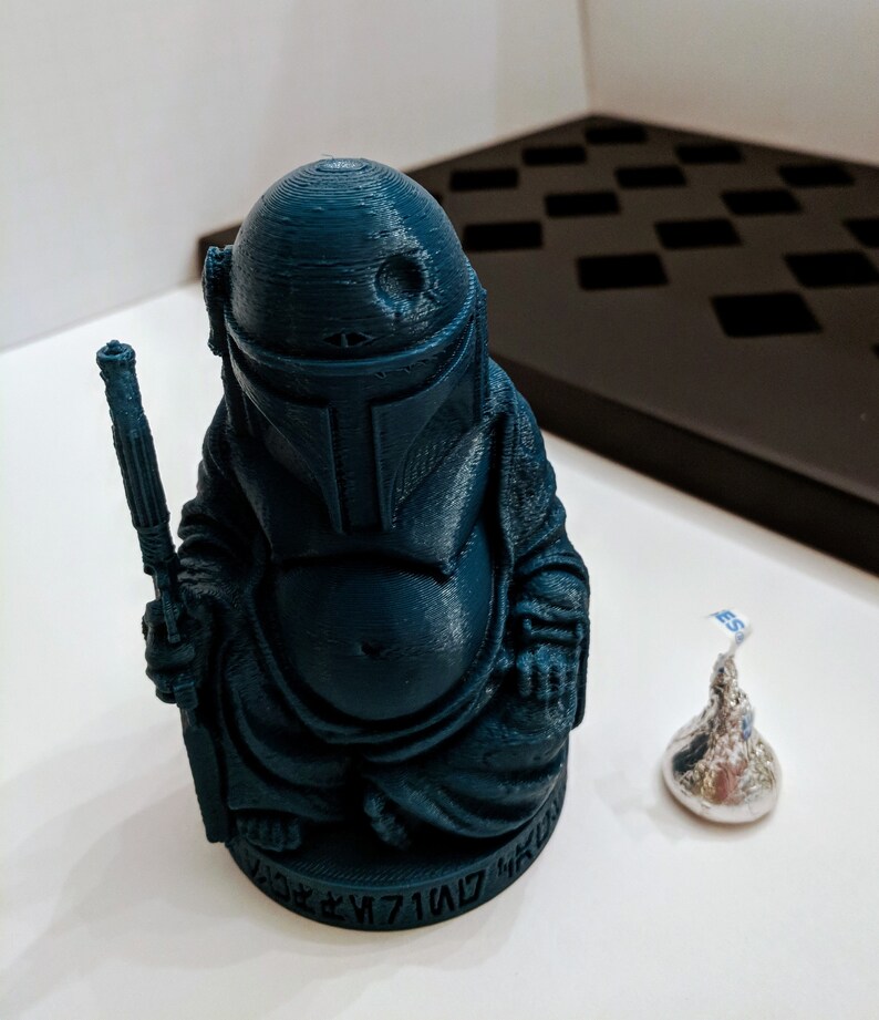 Boba Fett Buddha Buddha Valentine's Day Gift Dad Gift - Etsy