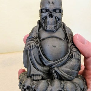 3D Printed Terminator Buddha, Christmas Buddha, Father's Day Gift, Dad ...