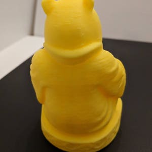 Yellow Winnie the Pooh Inspired Buddha, Winnie the Pooh Bear, Disney ...