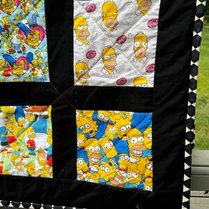 D'oh the Showcase Simpson Quilt - Etsy