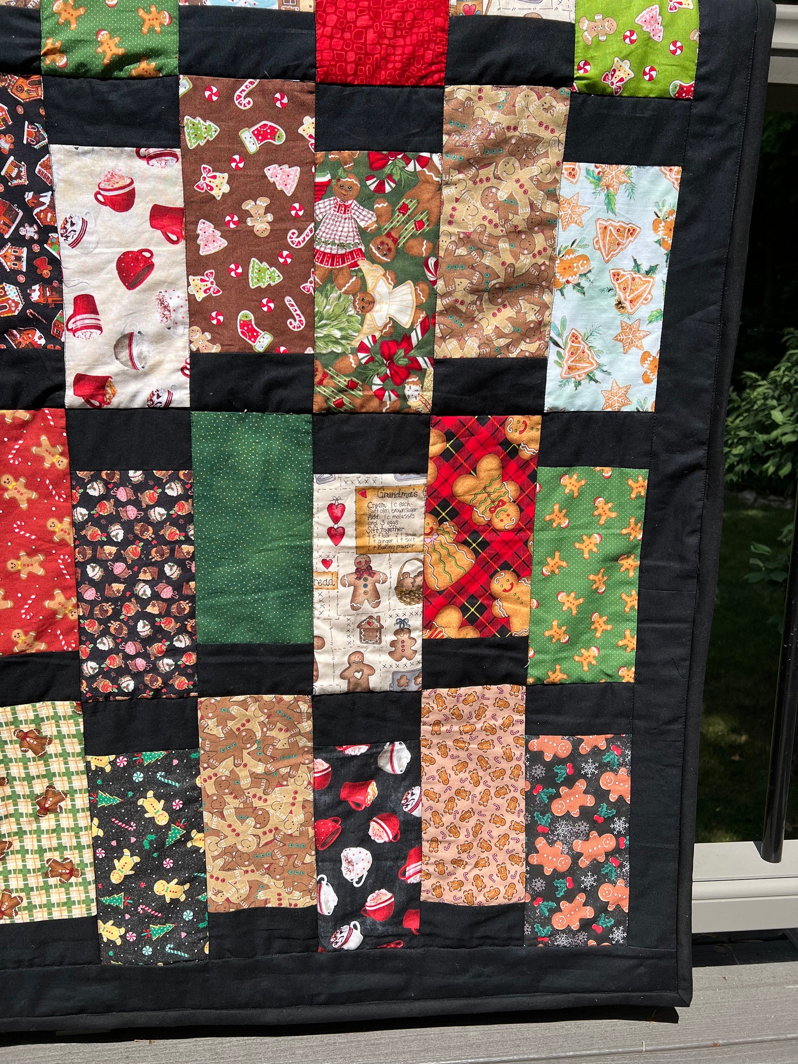 Gingerbread Christmas Quilt - Etsy