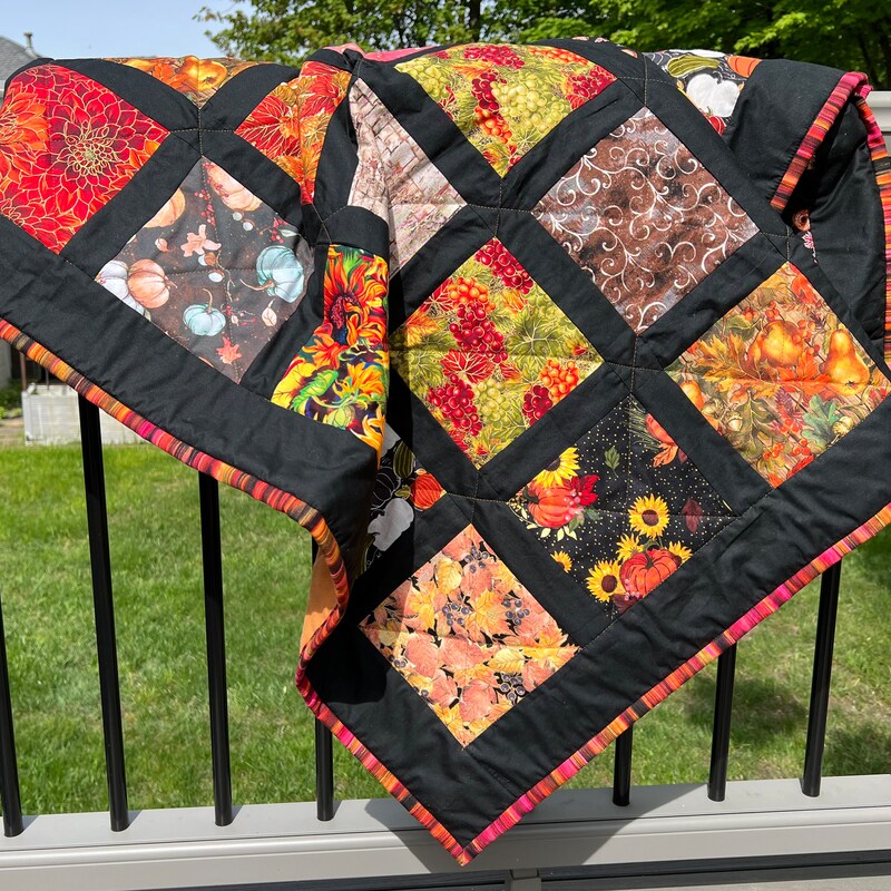 Thanksgiving Quilt - Etsy
